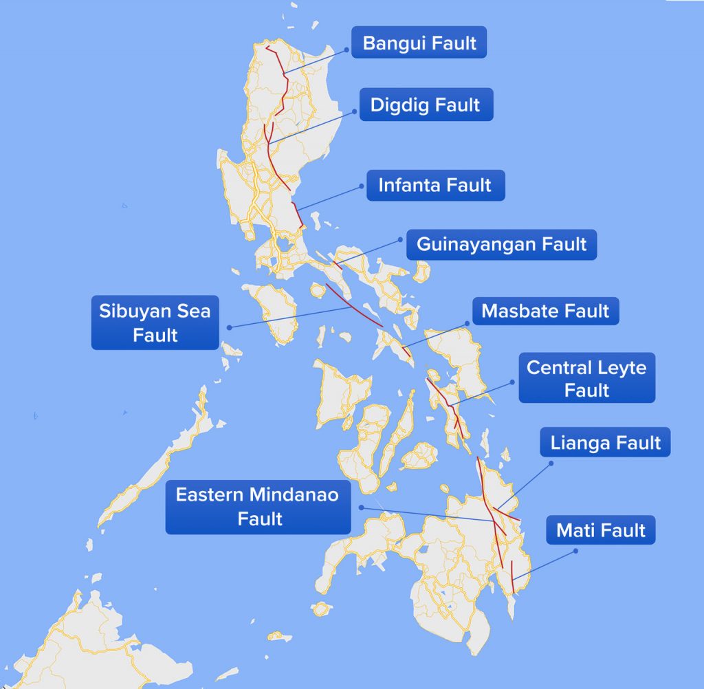 MAP: Where Are the Major Fault Lines in the Philippines? | Lamudi